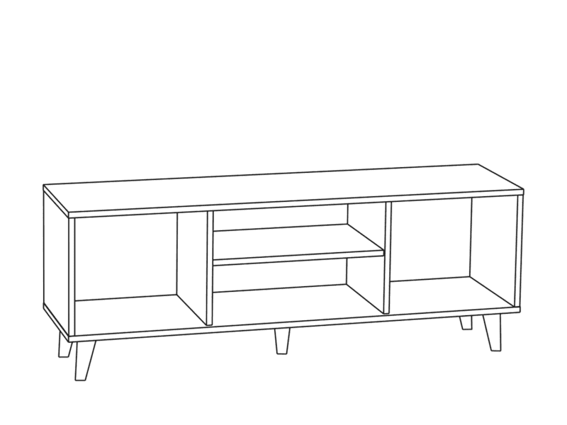 Tv komoda Crystal - Vitorog promet - Nameštaj, dnevne sobe, kreveti ...