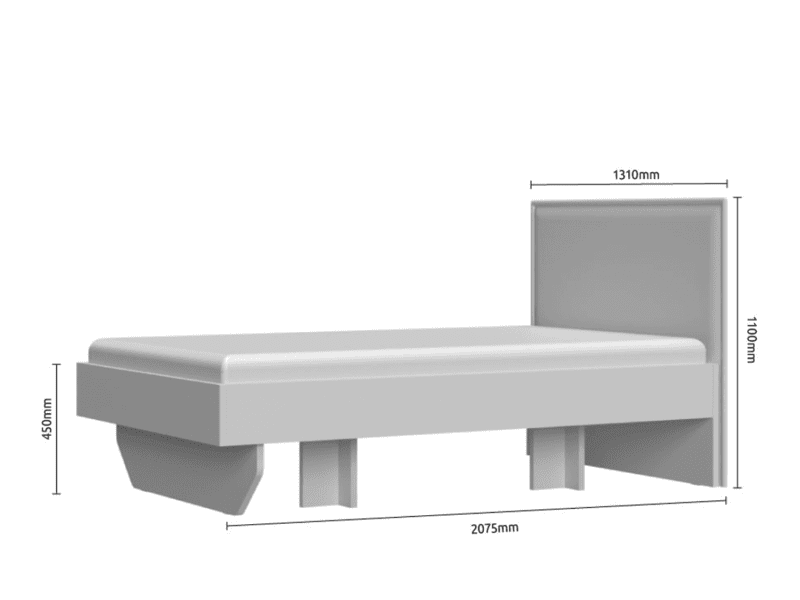 Krevet KR120-AR - Vitorog promet - Nameštaj, dnevne sobe, kreveti ...