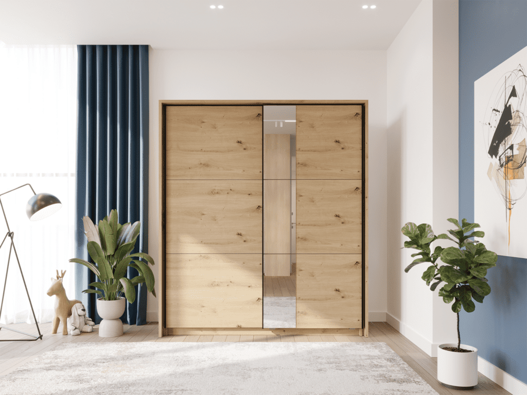 Klizni plakar Beta 180 artisan/ogledalo - Vitorog promet - Nameštaj ...